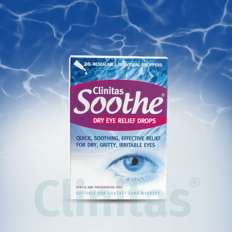 Nước mắt nhân tạo Clinitas Soothe - Natri Hyaluronate 0.4%
