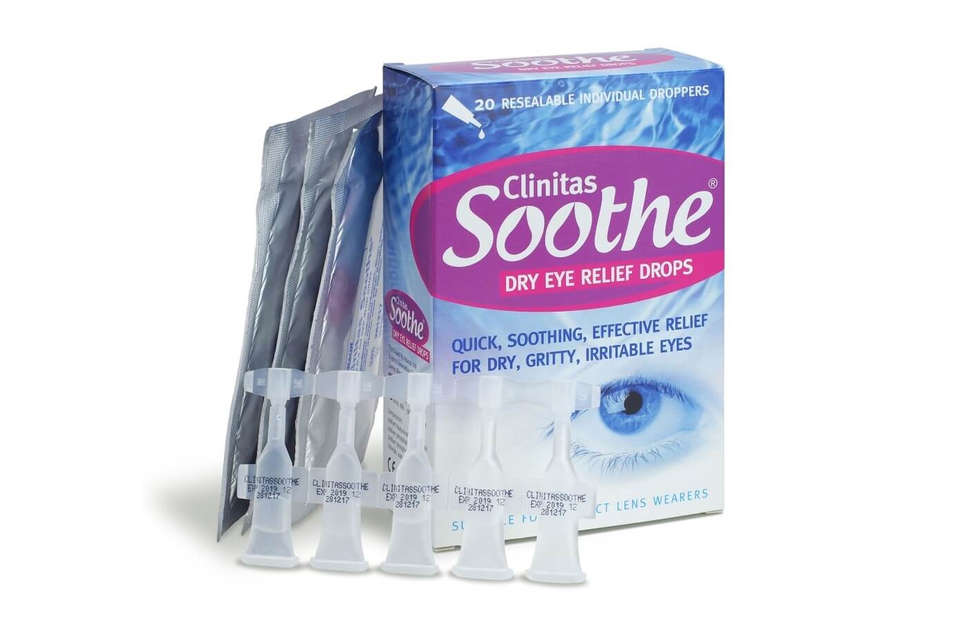 Clinitas Soothe - Khô mắt nặng cũng giảm đi nhanh chóng