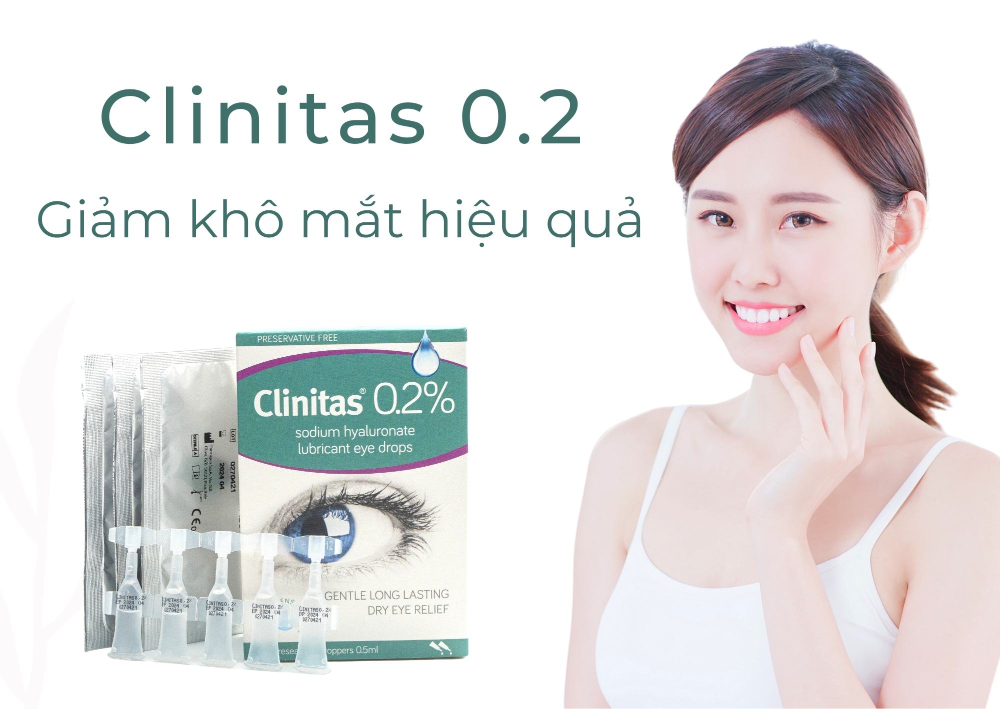 Nước mắt nhân tạo Clinitas - Lựa chọn hàng đầu khi khô mắt