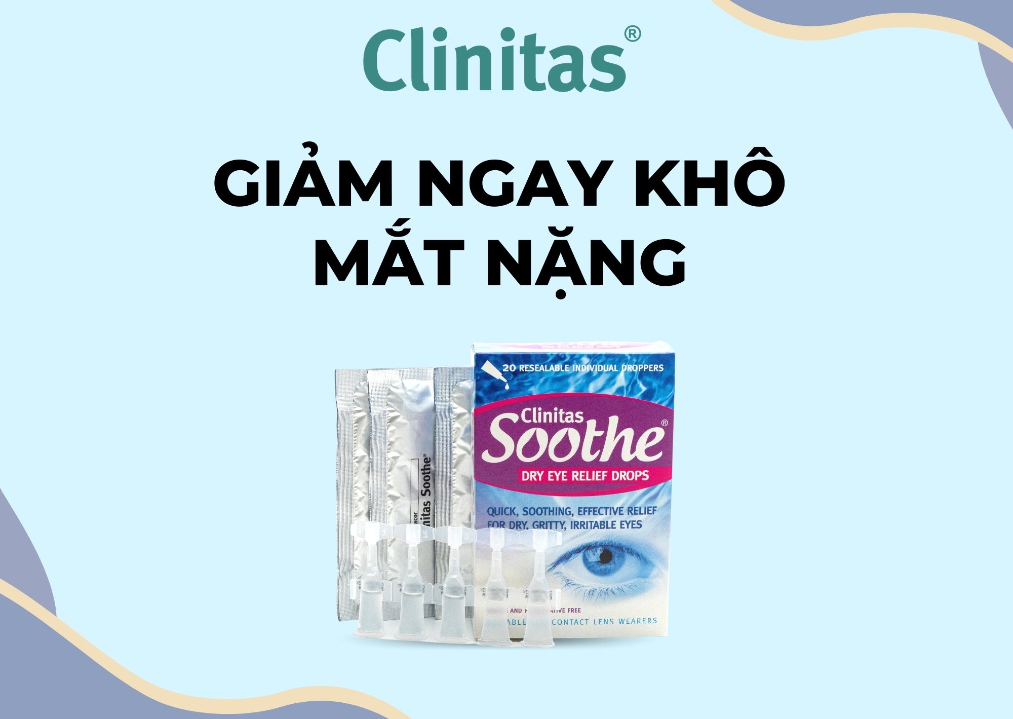 Clinitas Gel - Cải thiện đôi mắt khô mỏi toàn diện