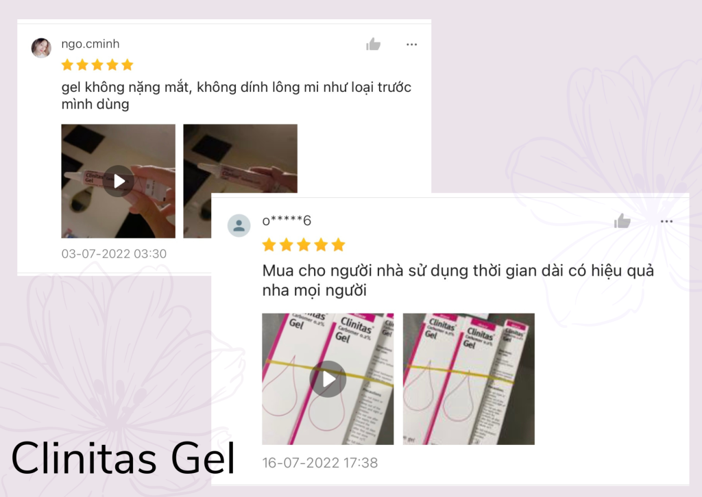 Nước mắt nhân tạo Clinitas Gel - Carbomer 980 0.2%