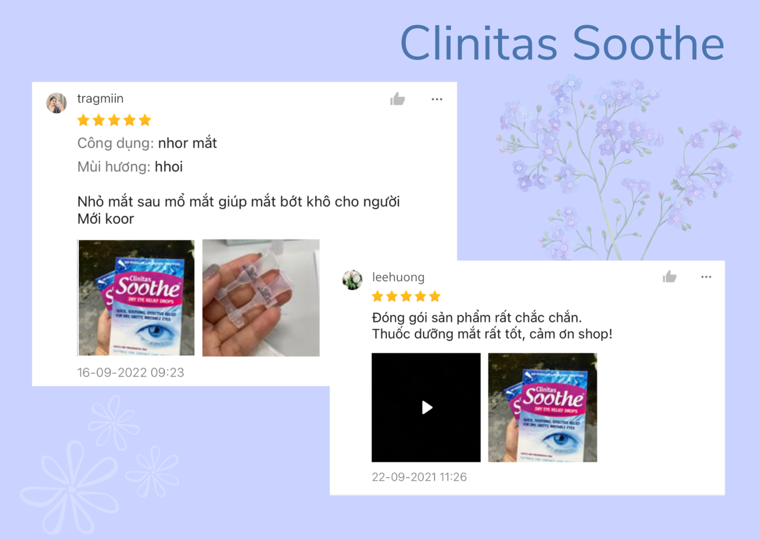Clinitas Soothe - Khô mắt nặng cũng giảm đi nhanh chóng